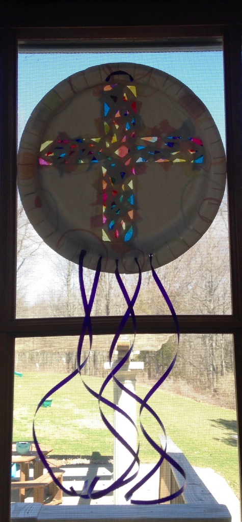 Easter Tissue Cross Craft
